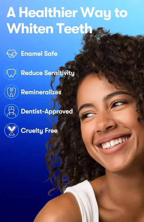 MYSMILE Non-slip Teeth Whitening Strips With Natural Ingredients - 7 Sets