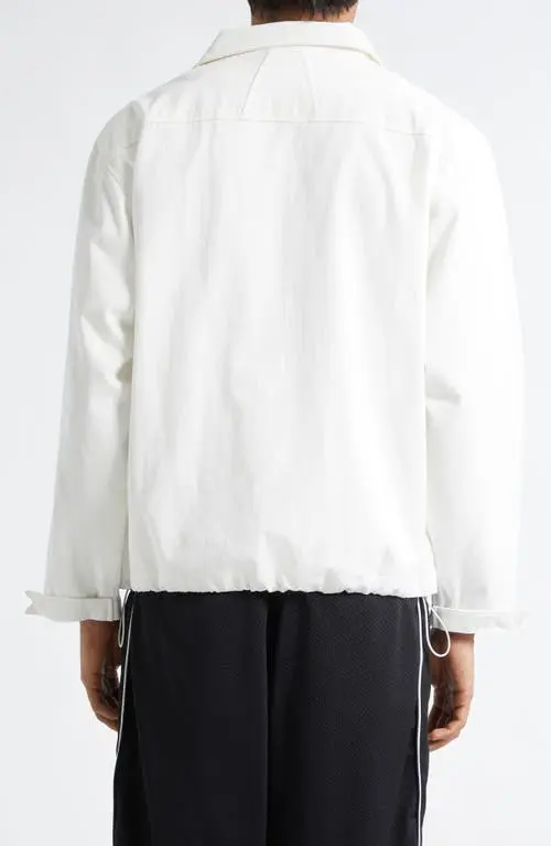 Rhude Logo Appliqué Coach's Jacket