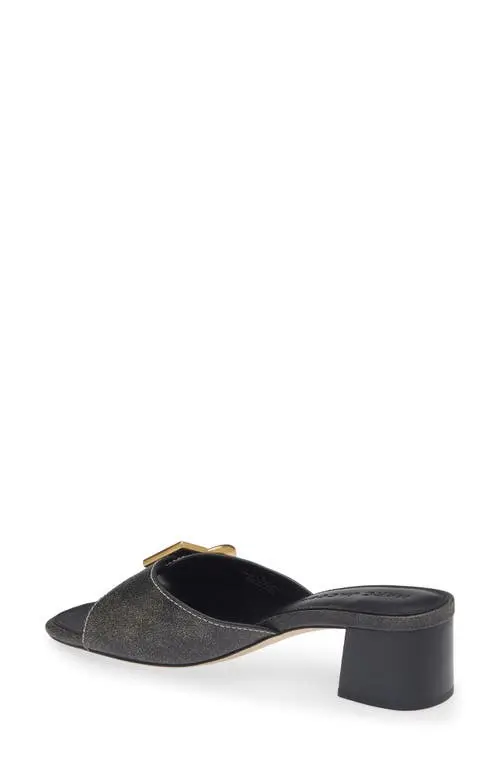 Marc Jacobs The Doll Buckle Slide Sandal - Black