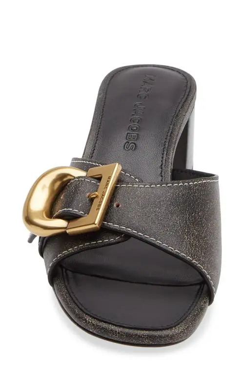 Marc Jacobs The Doll Buckle Slide Sandal - Black