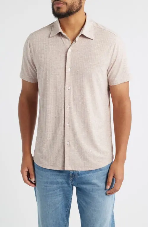 Robert Barakett Anton Knit Button-up Polo