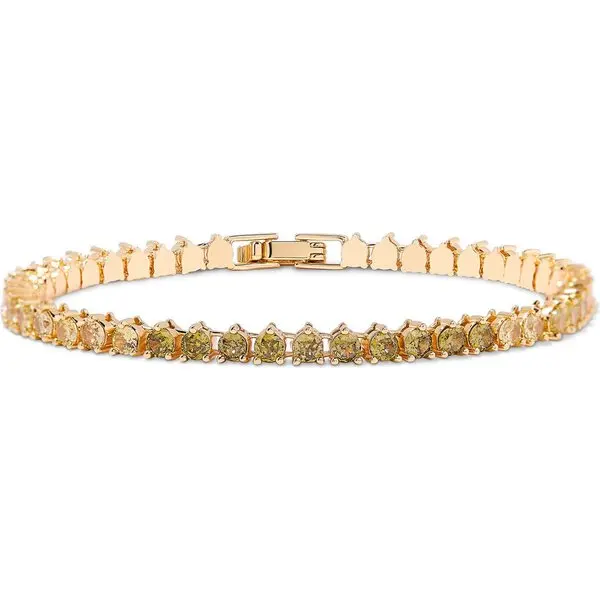 BROOK & YORK Isabella Birthstone Tennis Bracelet - Gold-aug