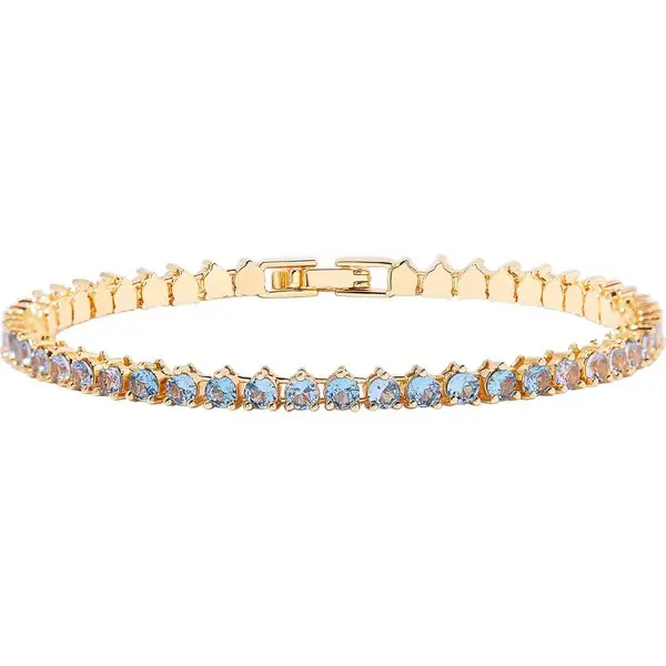 BROOK & YORK Isabella Birthstone Tennis Bracelet - Gold-march