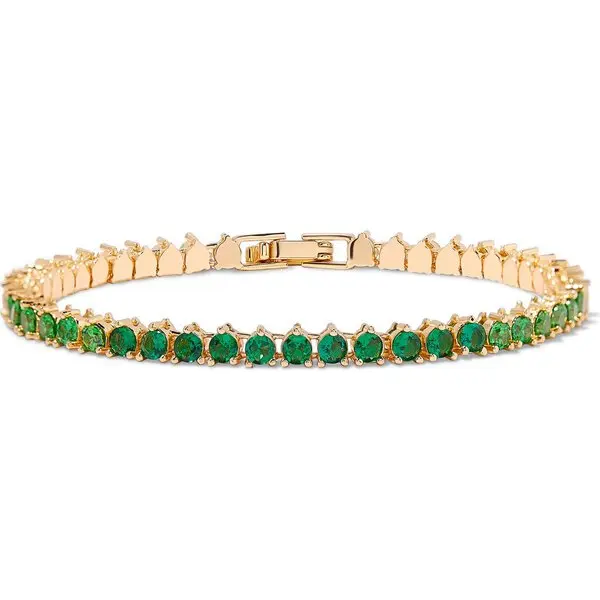 BROOK & YORK Isabella Birthstone Tennis Bracelet - Gold-may