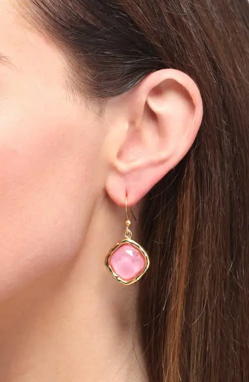 KARINE SULTAN Clip-on Stone Earrings - Gold