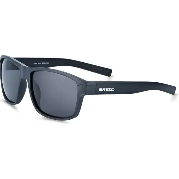 BREED Astor Polarized Sunglasses - Black/black
