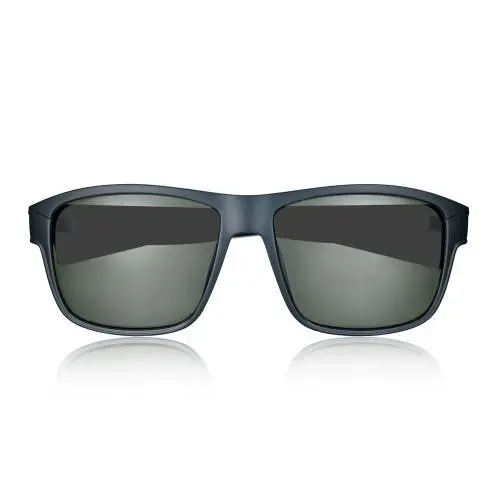 BREED Astor Polarized Sunglasses - Black/green