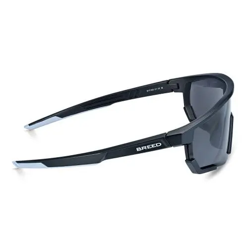 BREED Vega Polarized Sunglasses - Black/black