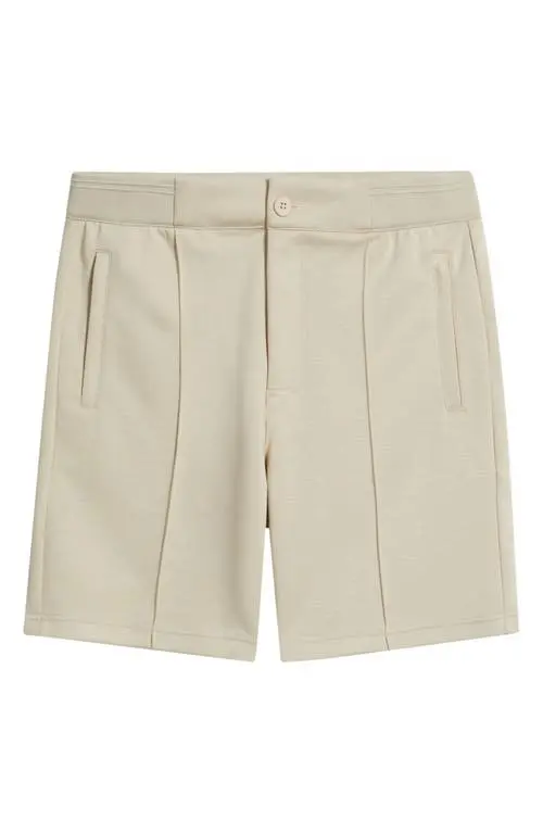 Bugatchi Soft Touch Pintuck Shorts - Almond