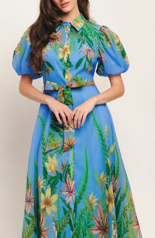 FLYING TOMATO Floral Shirtdress