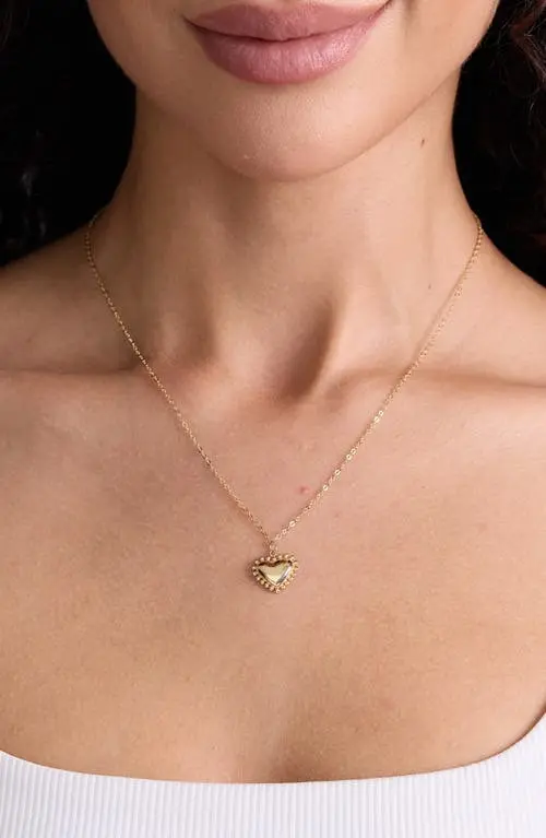 Bony Levy 14k Gold Heart Pendant Necklace