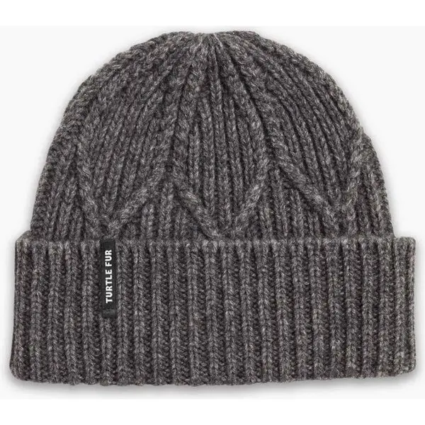 Turtle Fur Yak Wool Sully Beanie - Charcoal
