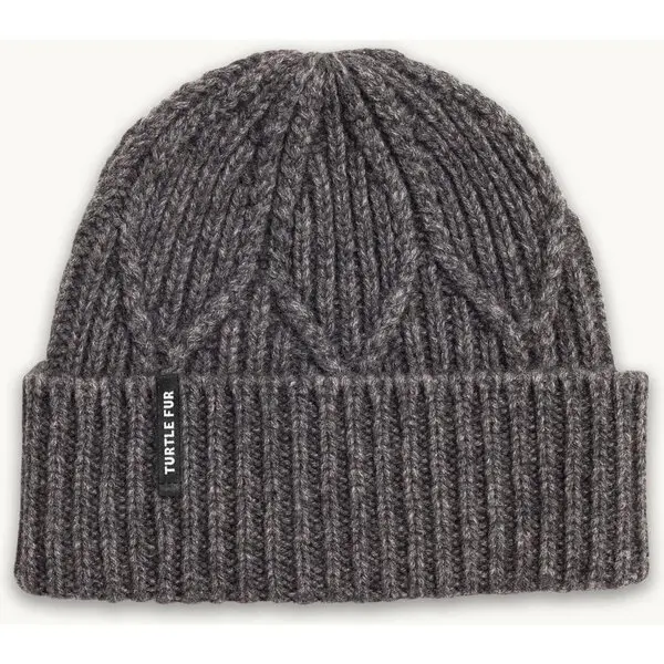 Turtle Fur Yak Wool Sully Beanie - Charcoal