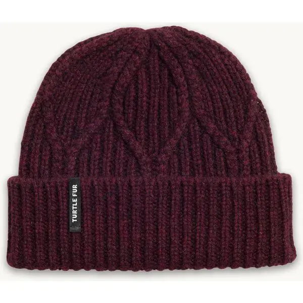 Turtle Fur Yak Wool Sully Beanie - Wine