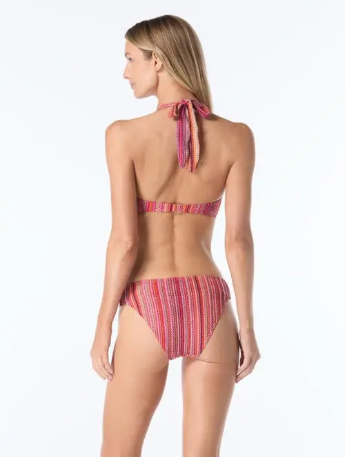 Vince Camuto Crochet Ring Halter Bikini Top