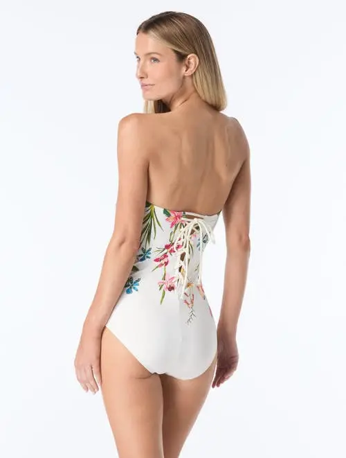 Vince Camuto Bandeau One-piece Swimsuit