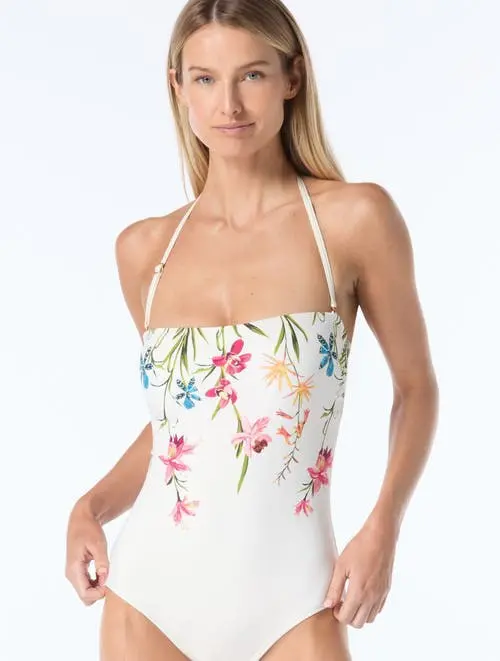 Vince Camuto Bandeau One-piece Swimsuit