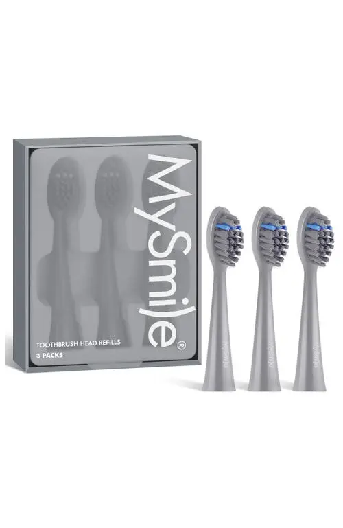 MYSMILE Dy156 Electric Toothbrush Replacement Heads - Grey