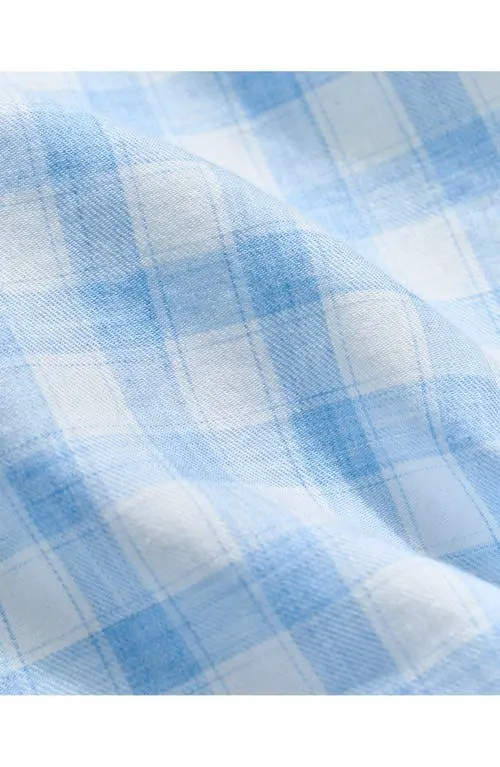 Billy Reid Hutcheson Plaid Button-up Sport Shirt - Light Blue/white