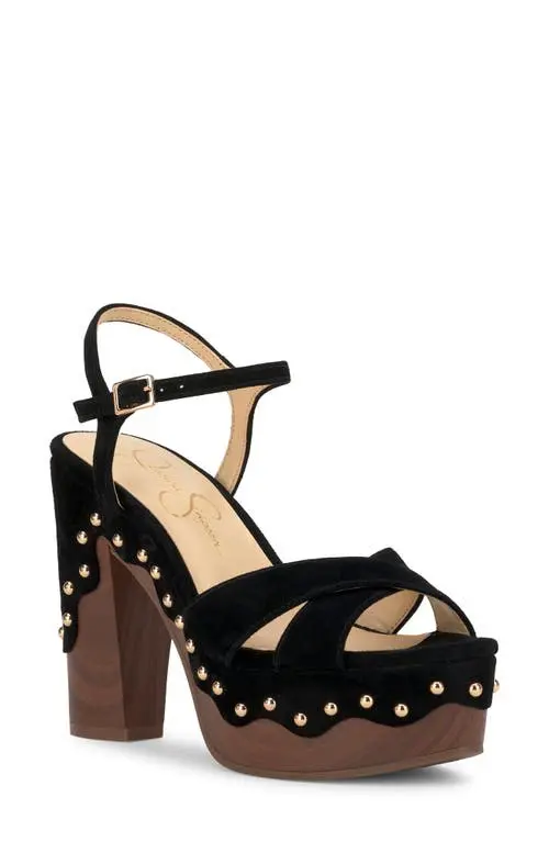 Jessica Simpson Samintia Ankle Strap Platform Sandal - Black 03