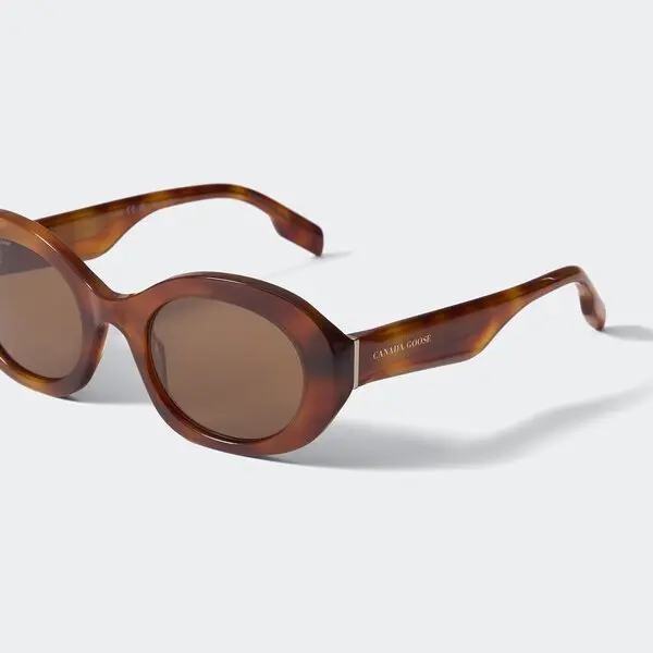Canada Goose Petra Sunglasses - Orange Havana/solid Brown