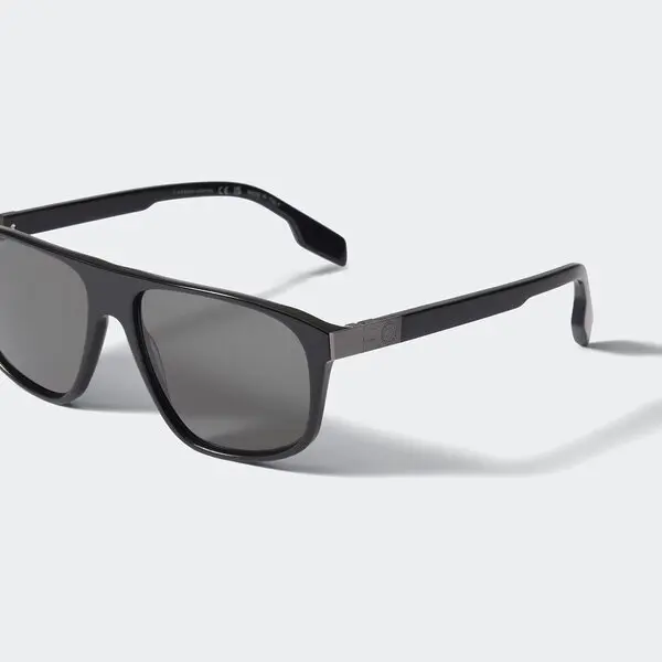 Canada Goose Verdant Square Frame Sunglasses - Black/solid Green Grey