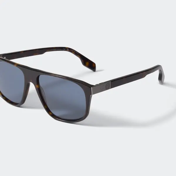 Canada Goose Verdant Square Frame Sunglasses - Dark Havana/solid Blue