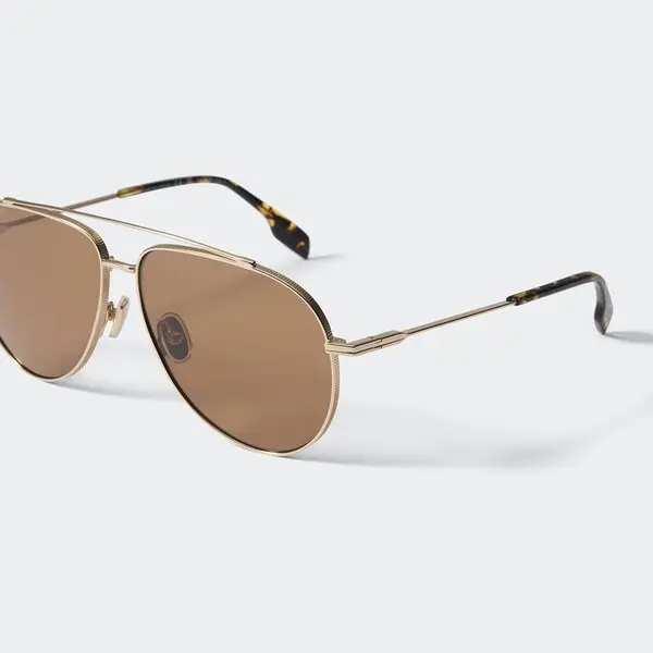 Canada Goose Corsica Aviator Sunglasses - Gold/light Brown