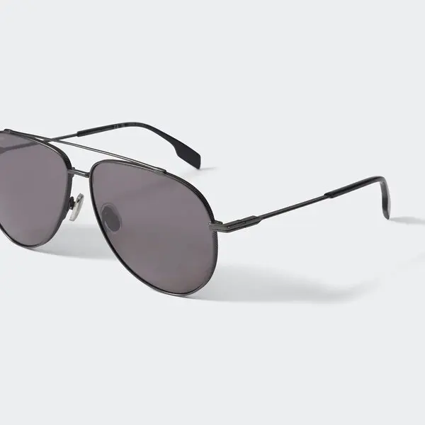 Canada Goose Corsica Aviator Sunglasses - Matte Dark Gunmetal/solid Grey