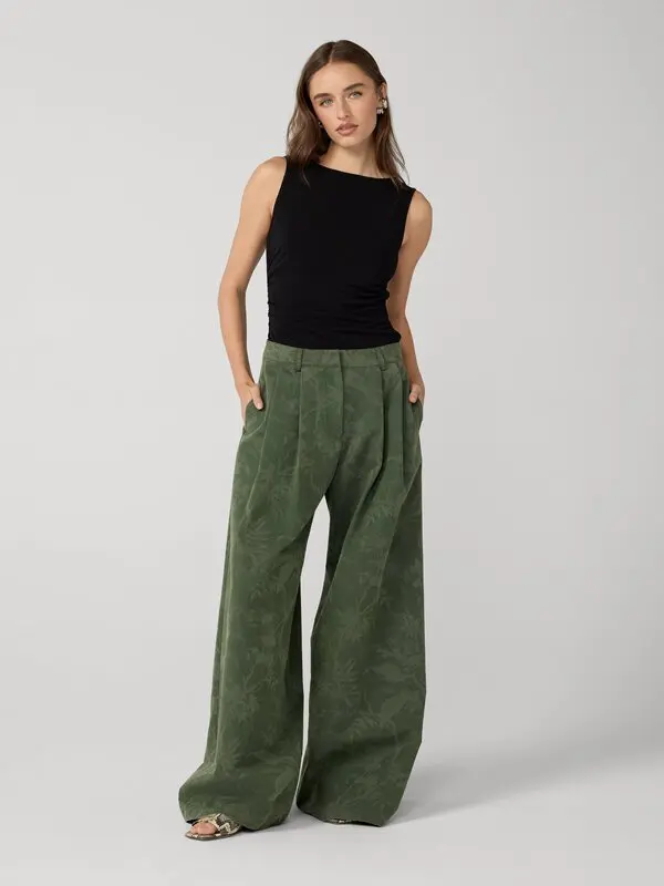 Diane Von Furstenberg Rune Wide Leg Pant