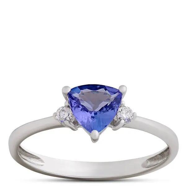 Benbridge Trillium Tanzanite Ring - Blue