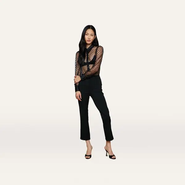 L'Agence Sophie Long-sleeved Blouse - Black