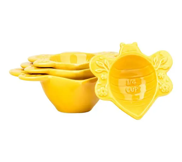 10 STRAWBERRY STREET Bee Stacking Measuring Cup S