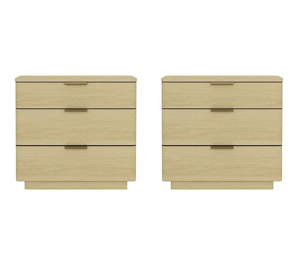 MANHATTAN COMFORT Payton 26' Nightstand Set Of 2 - One-color