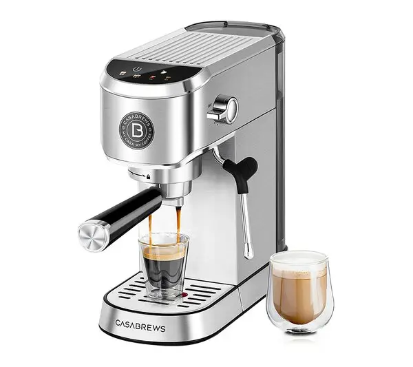 CASABREWS Espresso Machine 20 Bar W/milk Froth Er Cold Brew - One-color
