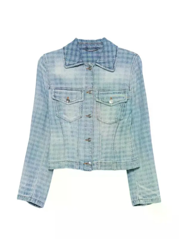 Ermanno Scervino Check Pattern Jacket