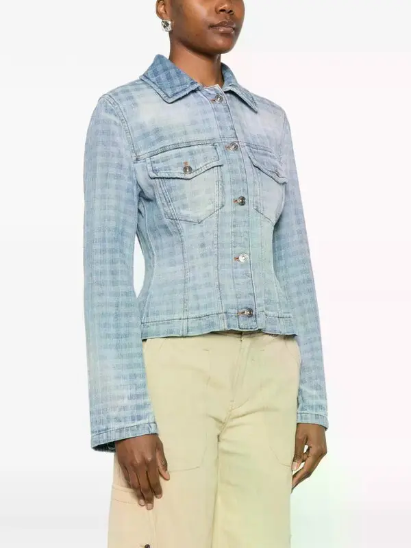 Ermanno Scervino Check Pattern Jacket