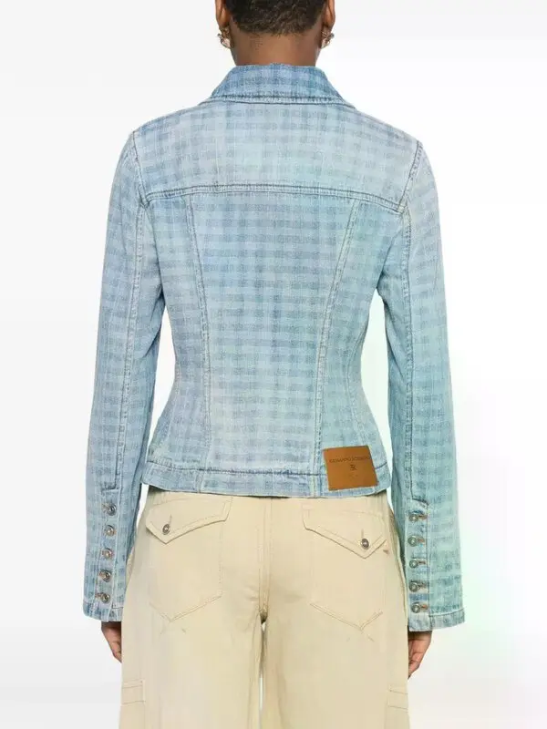 Ermanno Scervino Check Pattern Jacket