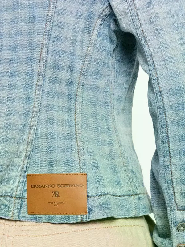 Ermanno Scervino Check Pattern Jacket
