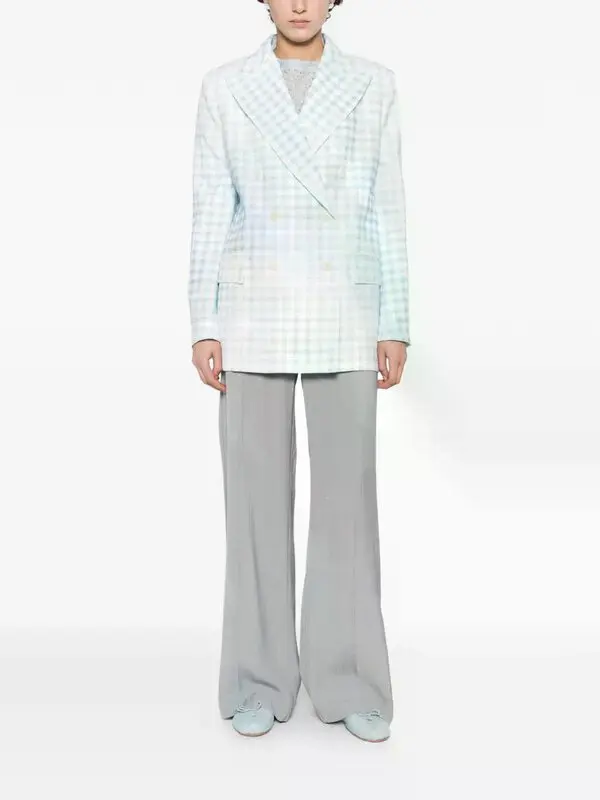 Ermanno Scervino Double-breasted Checked Blazer