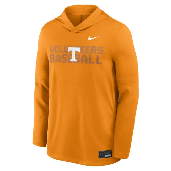 Nike Dri-fit College Long-sleeve Hooded Top - Orange