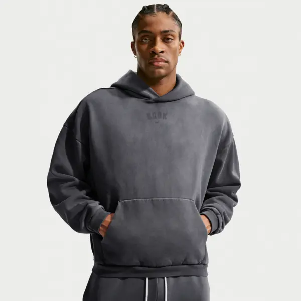 Nike Standard Issue Brushed Pullover Hoodie - Black