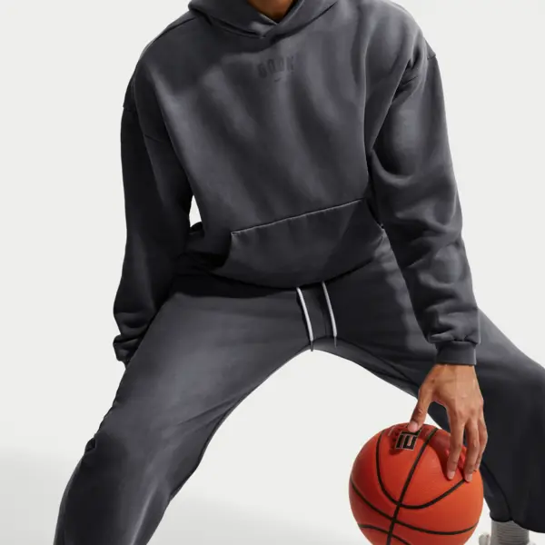 Nike Standard Issue Brushed Pullover Hoodie - Black