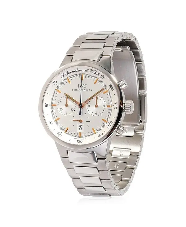 IWC SCHAFFHAUSEN Iwc Gst Stainless Steel Chronograph Watch - Silver