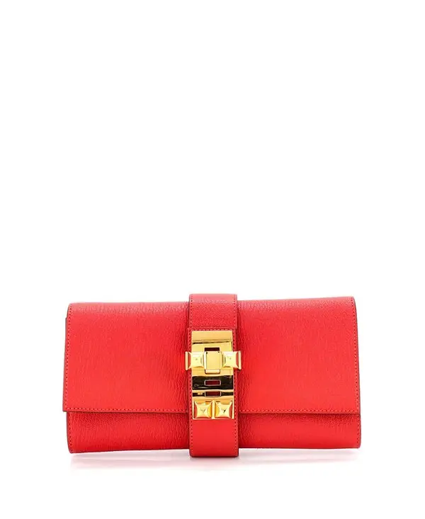HERMES 23 Medor Clutch Chevre Mysore