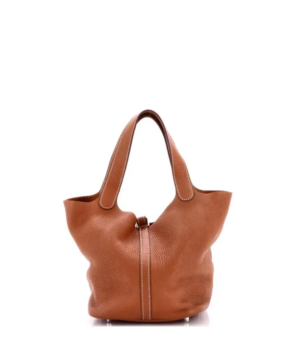 Hermès Picotin Lock Bag Clemence Mm - Brown