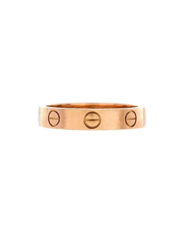 CARTIER Love Wedding Band Ring - Pink