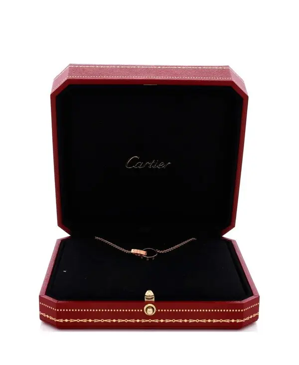 CARTIER Love Interlocking Bracelet In 18k Rose Gold