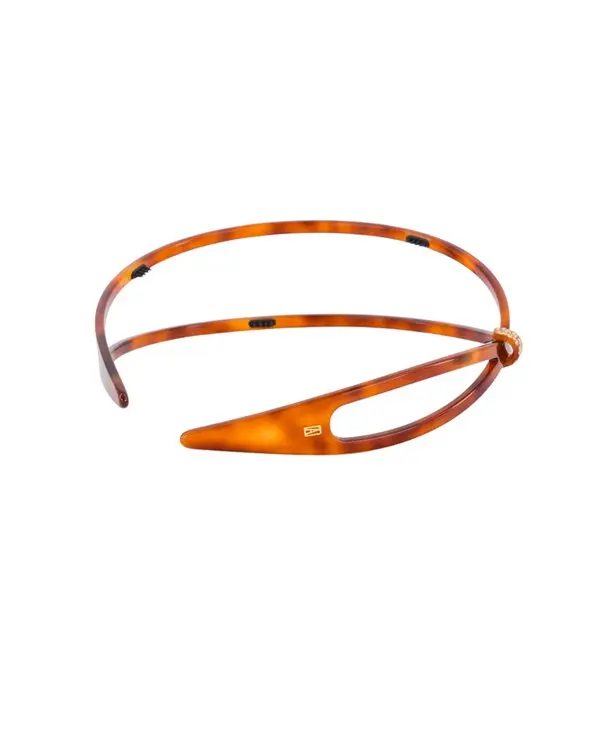 Alexandre De Paris Cluny Headband - Brown