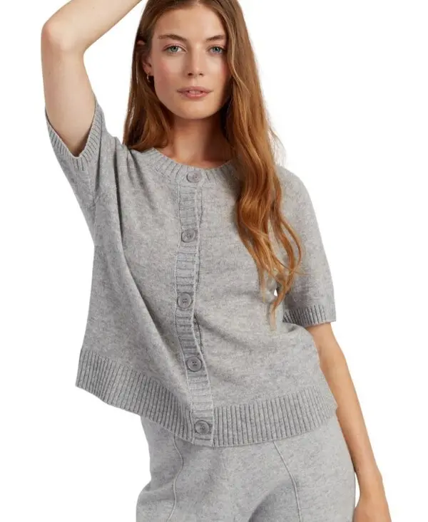 Chinti & Parker Wool Cashmere Button Tee